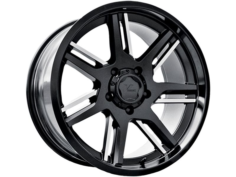 V-Rock Off-Road Wheels V-Rock Milled Matte Black VR12 Throne Wheel VR12 ...