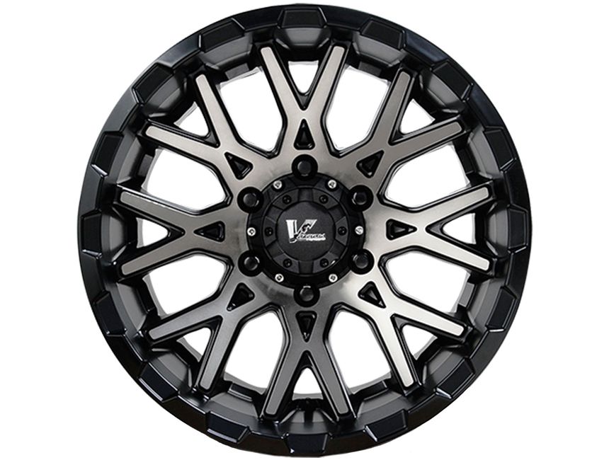 V-Rock Tinted Black VR10 Recoil Wheels | Rugged Ridge