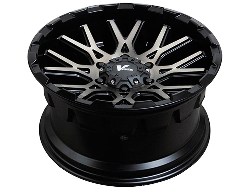 V-Rock Tinted Black VR10 Recoil Wheels | Rugged Ridge