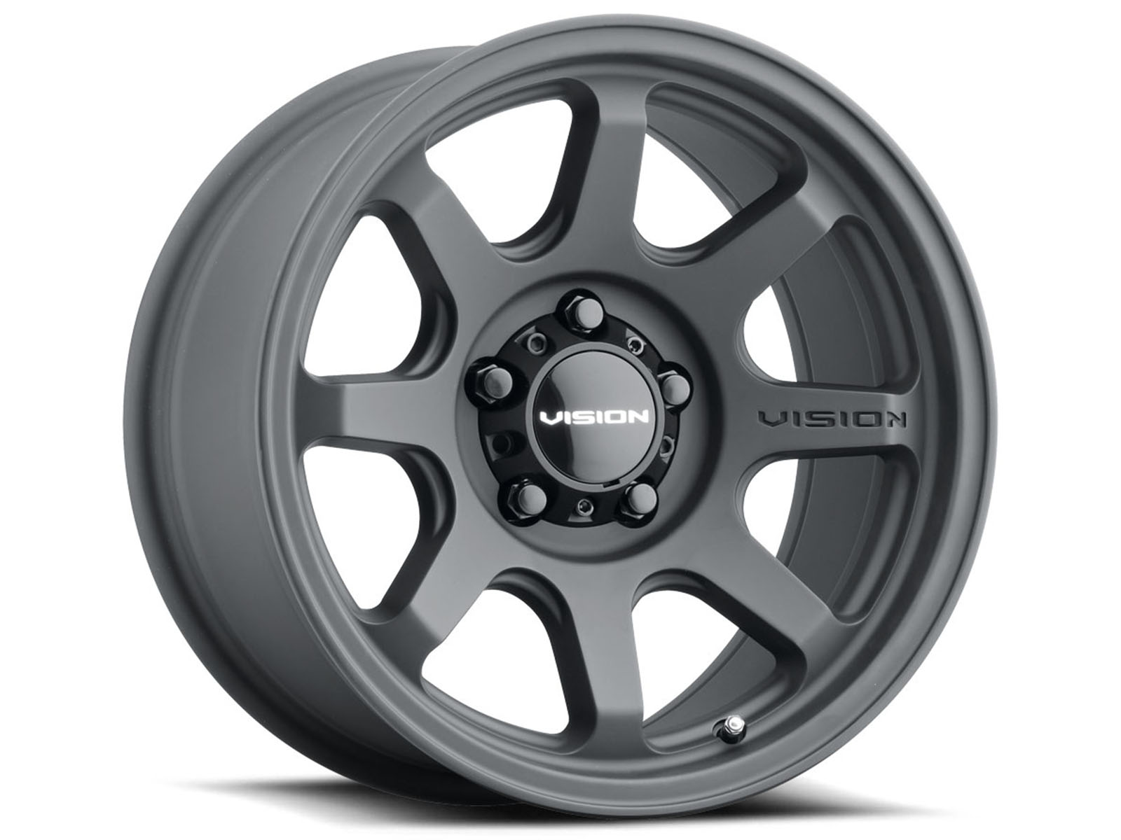 Vision Matte Black Flow Wheels | Rugged Ridge
