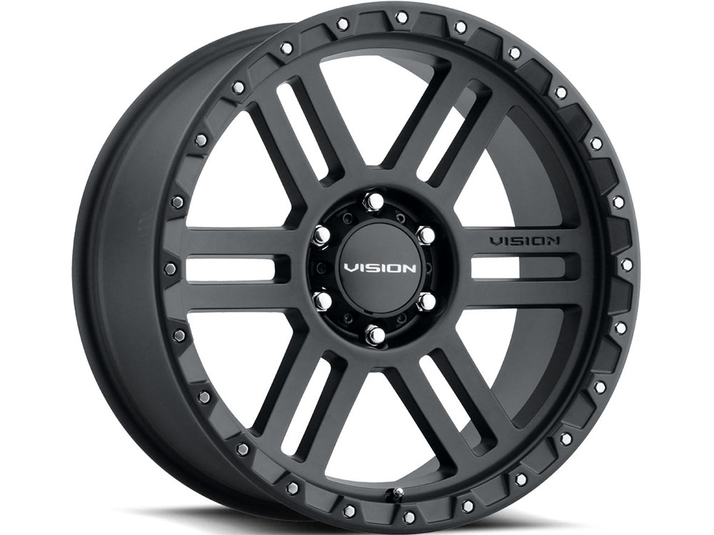 Vision Matte Black Manx II Wheels | Rugged Ridge
