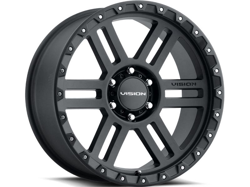 Vision Matte Black Manx II Wheels | Rugged Ridge