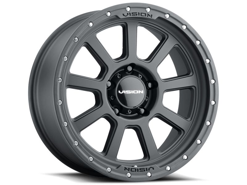 Vision Wheel Vision Matte Black Ojos Wheel 350-8965SB12