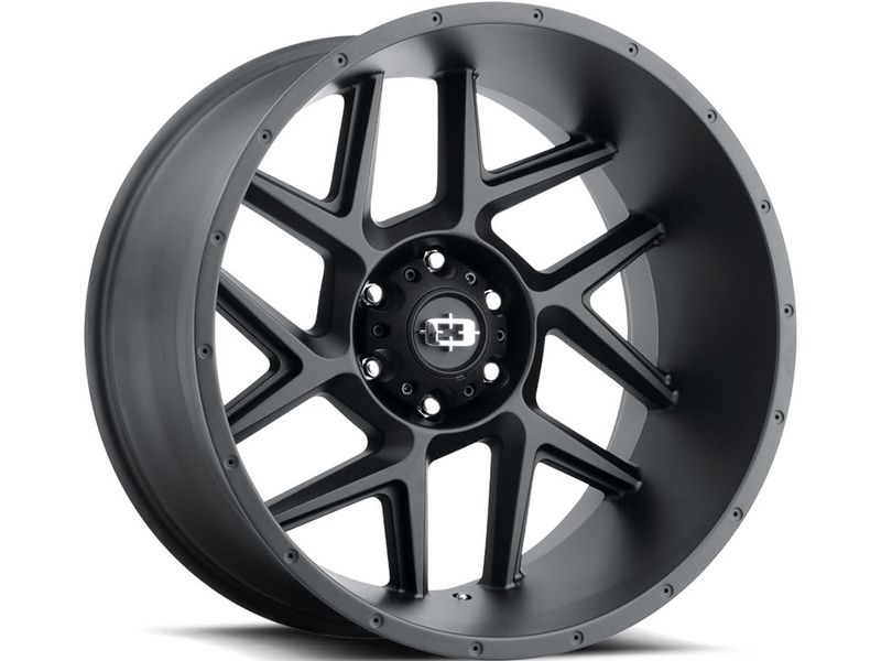 Vision Matte Black Sliver Wheels | Rugged Ridge