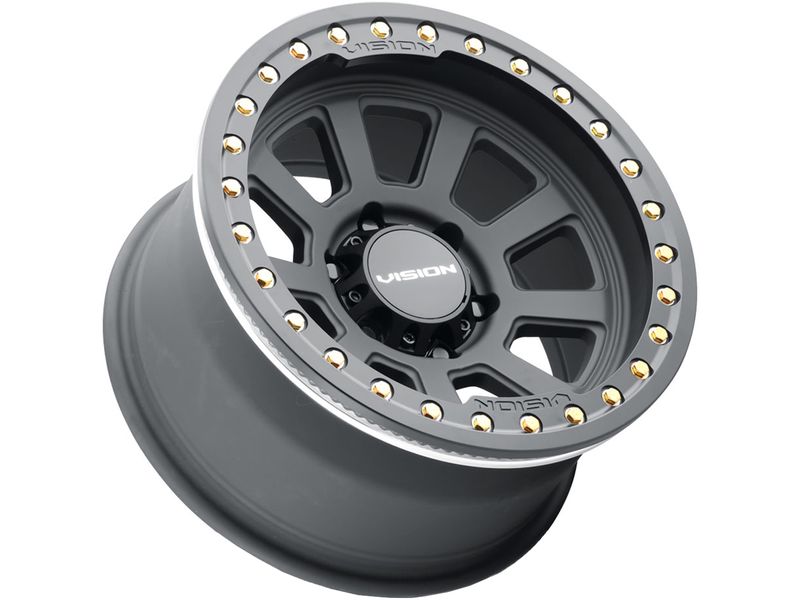 Vision Matte Black Ojos Beadlock Wheels | Rugged Ridge