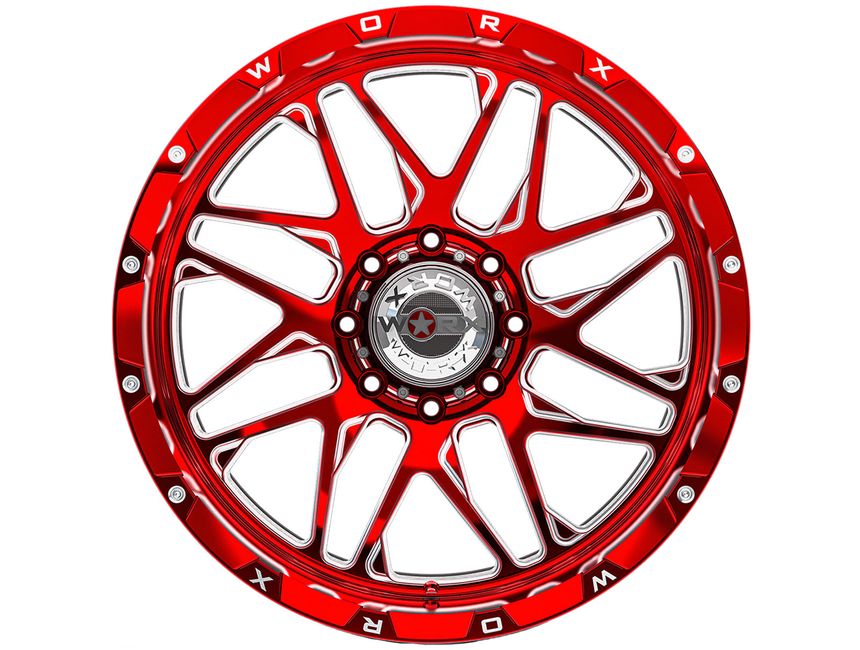 Worx Off-Road Forged Milled Red 819 Wheels | Rugged Ridge