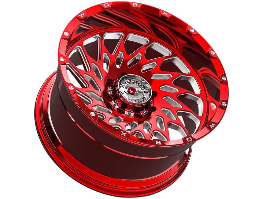 Worx Off-Road Forged Milled Red 820 Wheels | Rugged Ridge