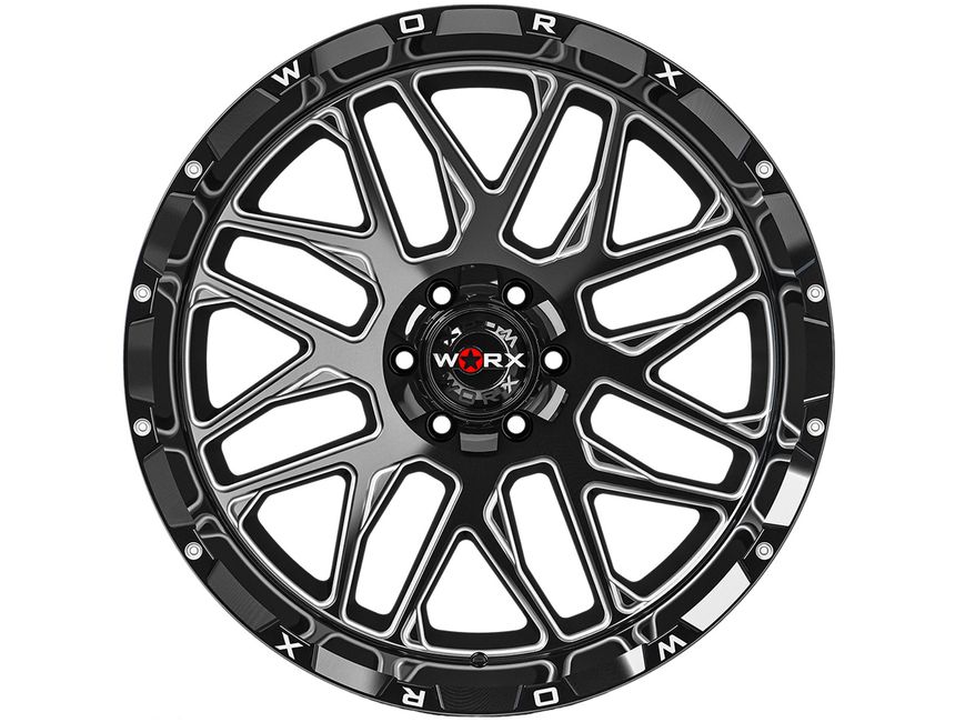 Worx Off-Road Milled Gloss Black 819 Wheels | Rugged Ridge