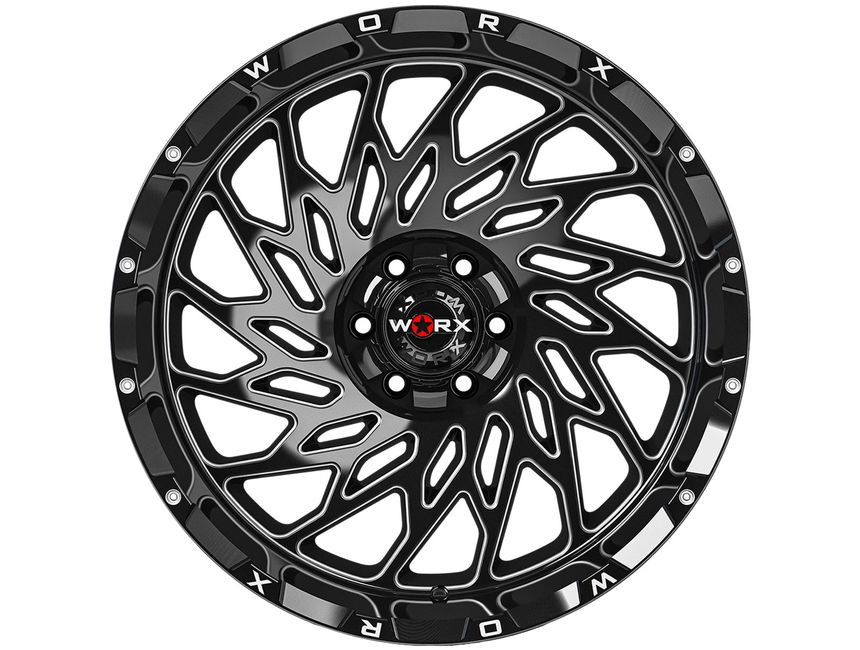 WORX Off Road Worx Off-Road Milled Gloss Black 820 Wheel [SKU