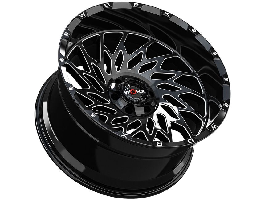 Worx Off-Road Milled Gloss Black 820 Wheels | Rugged Ridge