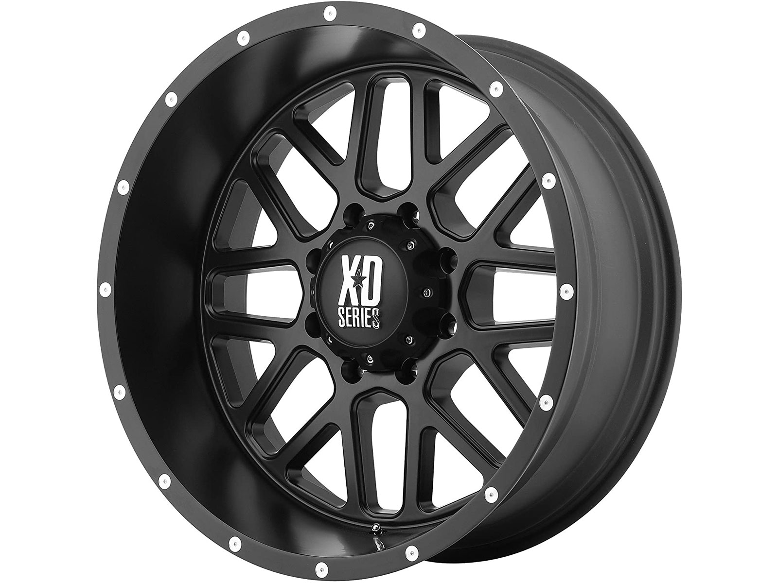 XD Series Matte Black XD820 Grenade Wheels | Rugged Ridge