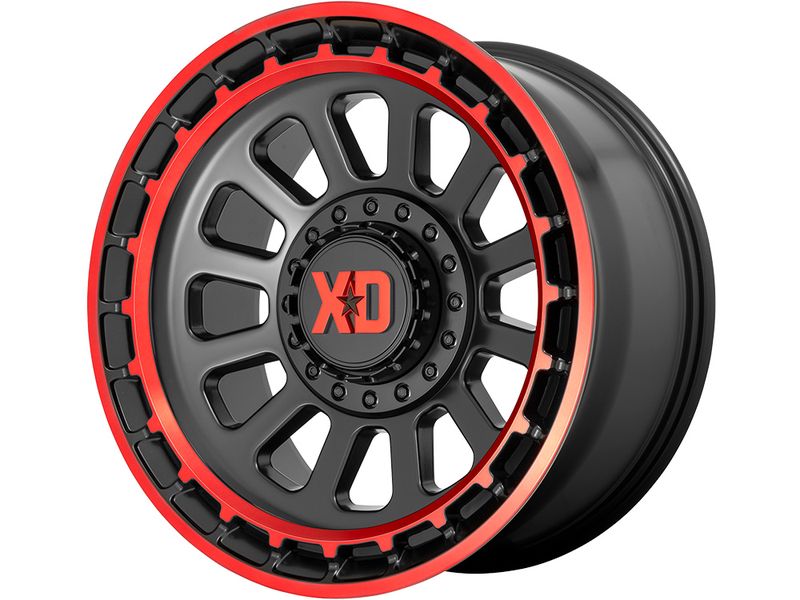 XD XD Series Matte Black & Red XD856 Omega Wheel XD85679070918