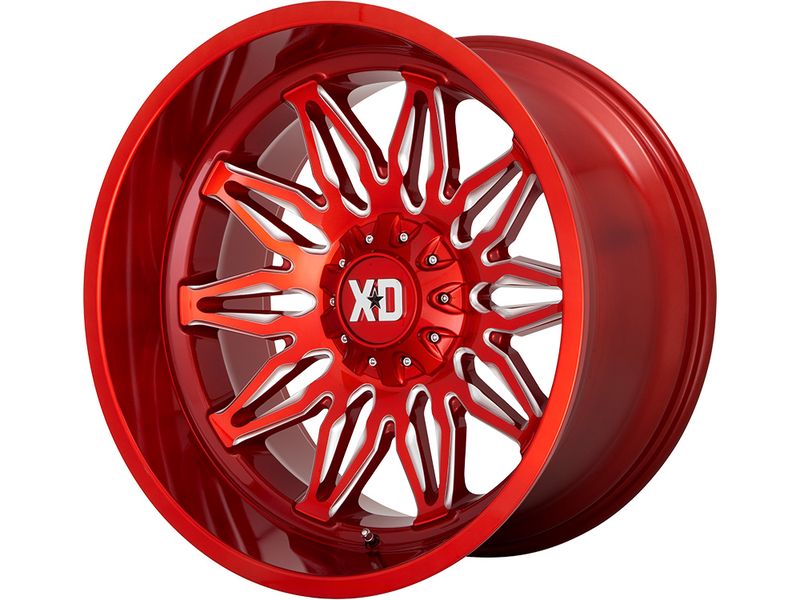 XD Series Milled Red XD859 Gunner Wheels | Rugged Ridge