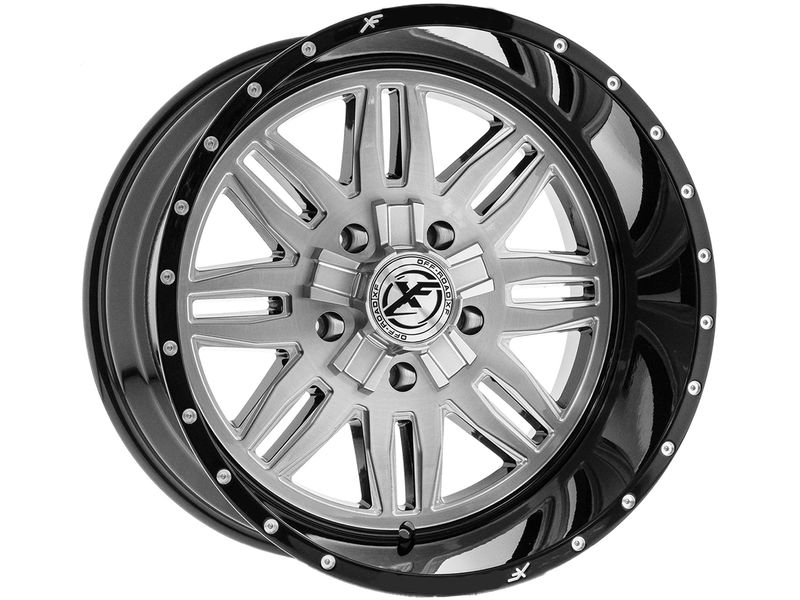 XF Offroad Forged Brushed & Black XFX-303 Wheels | Rugged Ridge