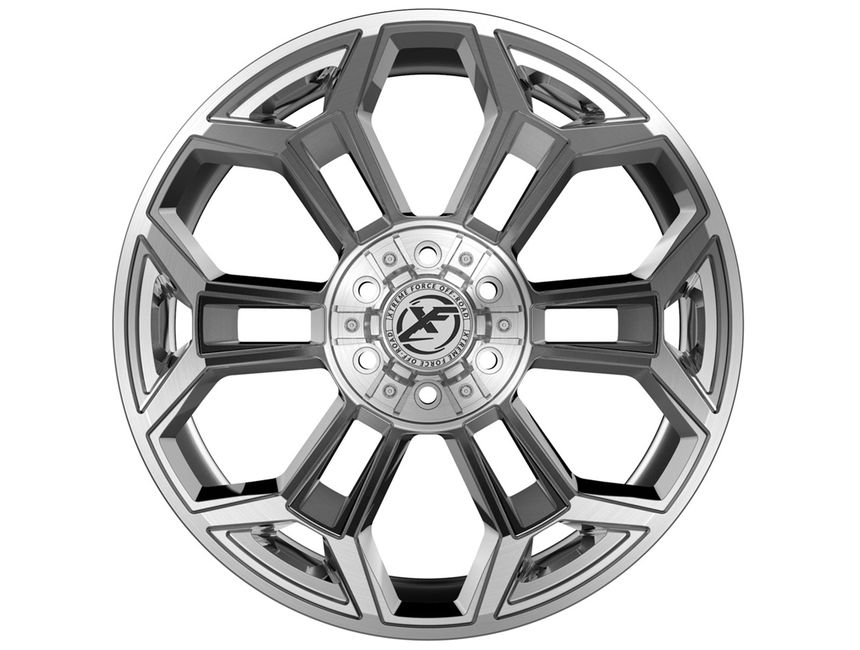 XF Offroad Forged Brushed XFX-308 Wheels | Rugged Ridge