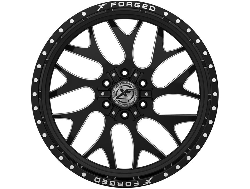 XF Off-Road XF Offroad Forged Milled Gloss Black XFX-301 Wheel [SKU