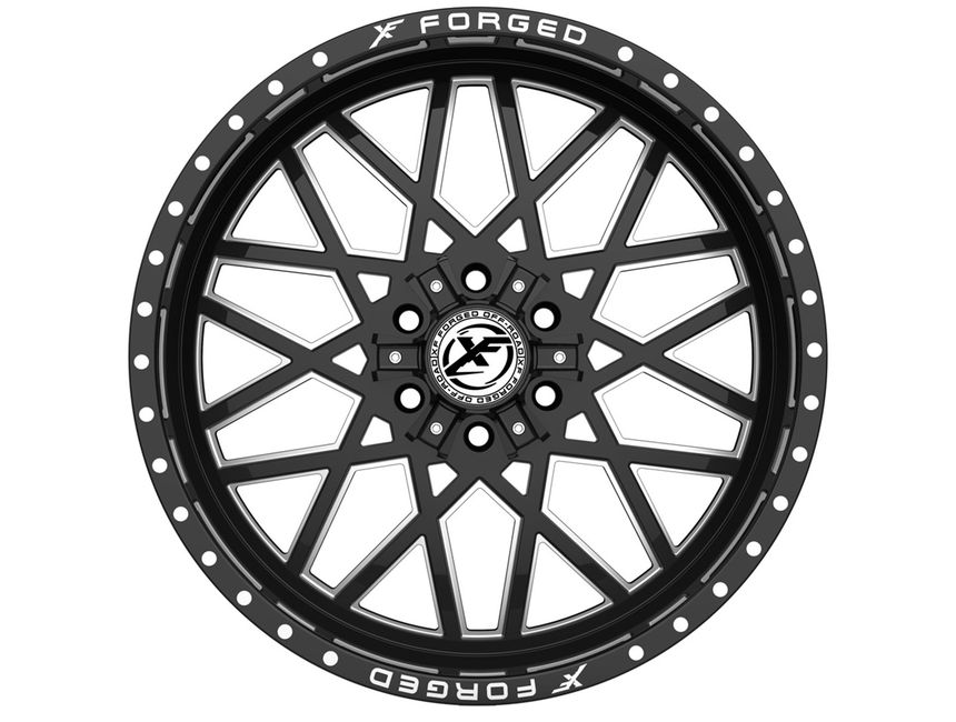 XF Off-Road XF Offroad Forged Milled Gloss Black XFX-307 Wheel [SKU