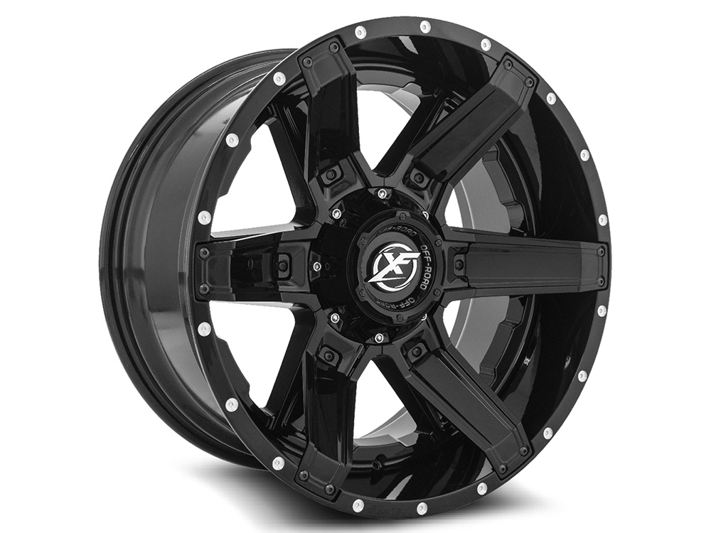 XF Offroad Gloss Black XF-214 Wheels | Rugged Ridge