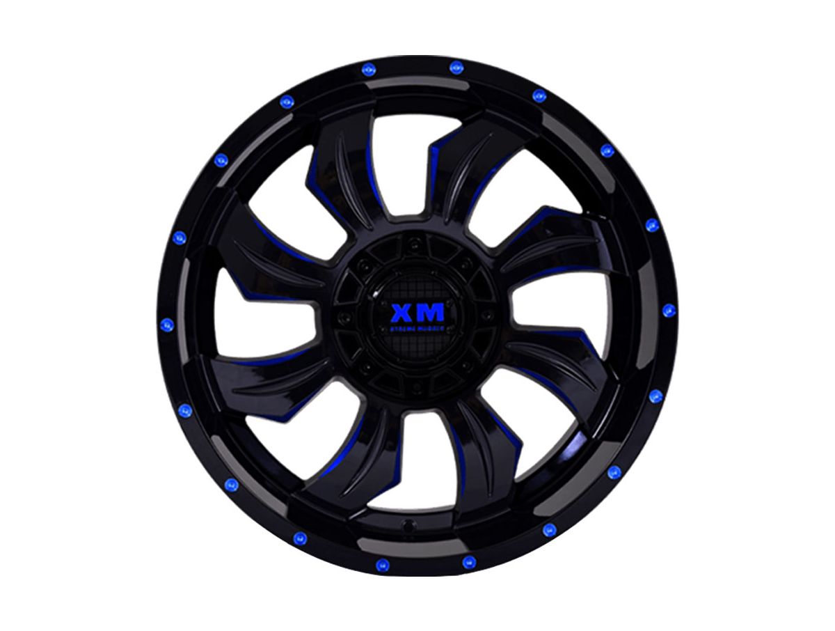 XM Offroad XM Offroad Black & Blue XM-323 Wheel XM323201261356139-44106GBBM