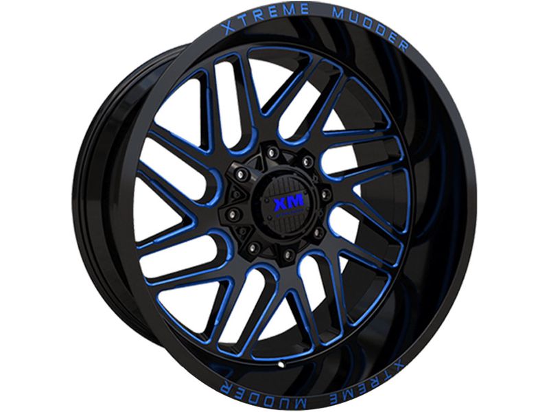 XM Offroad XM Offroad Black & Blue XM-339 Wheel XM339201061356139-12106GBBM