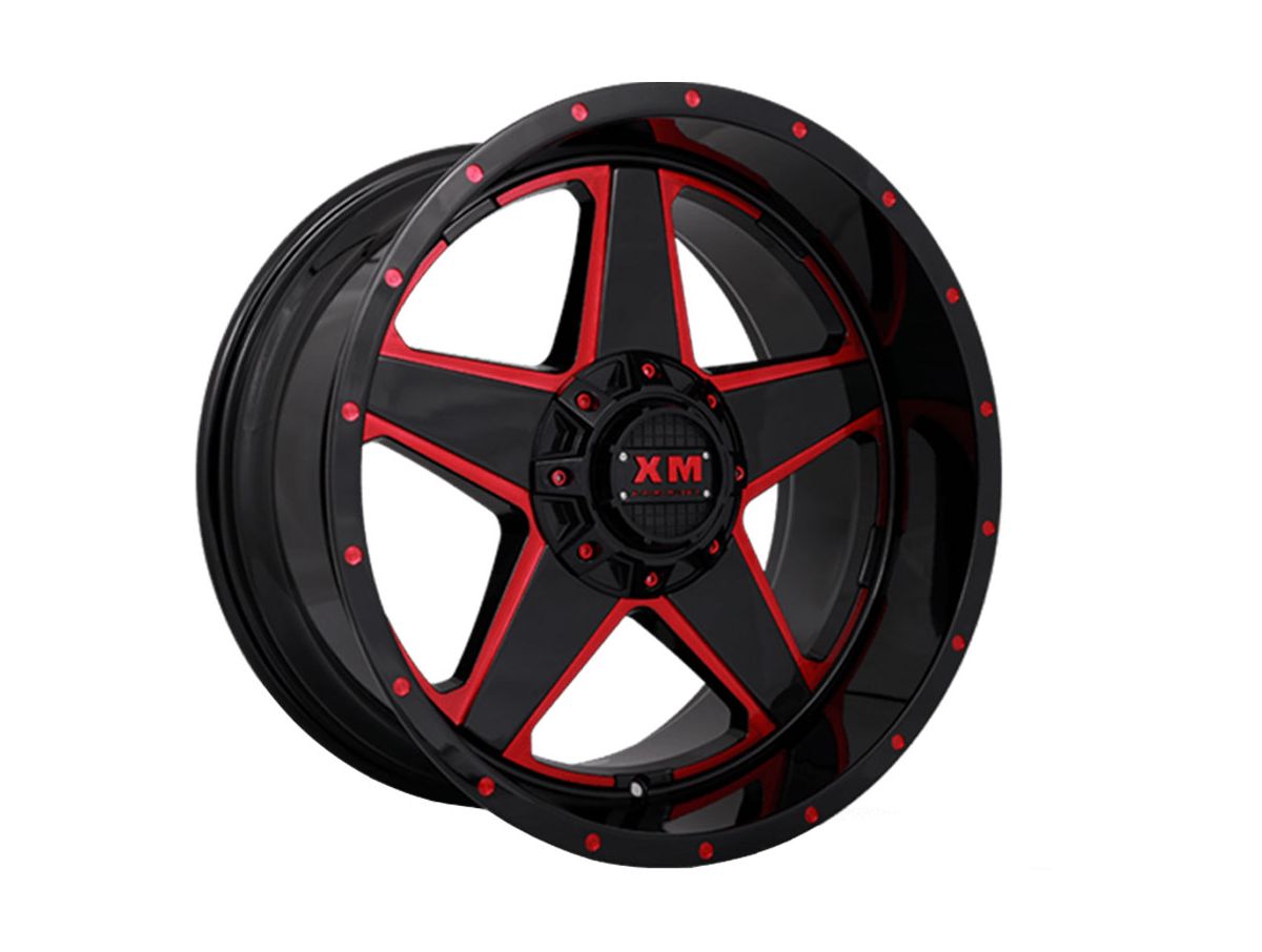 XM Offroad Black & Red XM-315 Wheels | Rugged Ridge