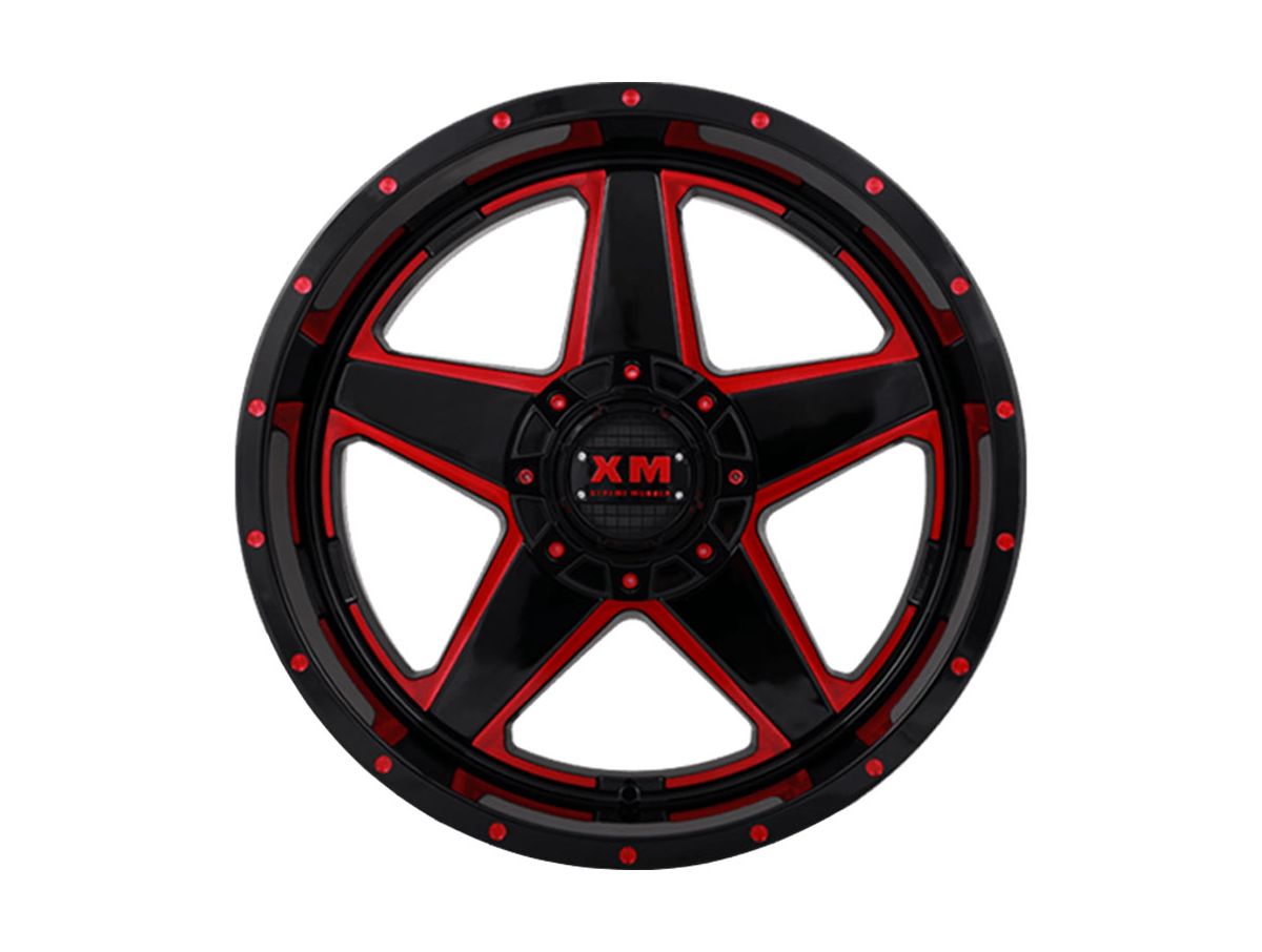 XM Offroad Black & Red XM-315 Wheels | Rugged Ridge