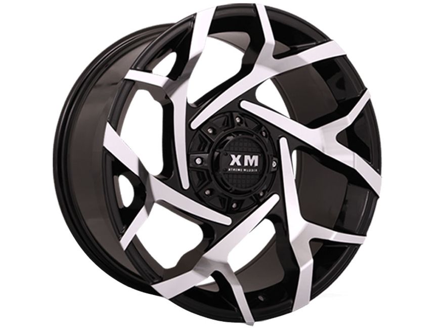 XM Offroad Machined Gloss Black XM-333 Wheels | Rugged Ridge