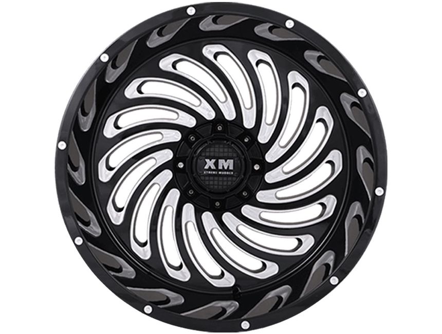 XM Offroad XM Offroad Milled Gloss Black XM-306 Wheel [SKU