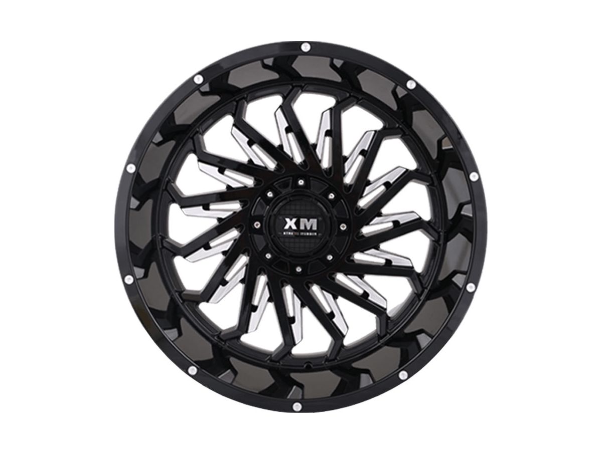 XM Offroad XM Offroad Milled Gloss Black XM-330 Wheel XM33026148165 ...